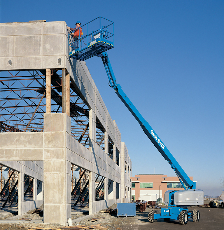 Boom Lift, 45', Telescopic, Propane/Gas | Dickie Moore Rentals